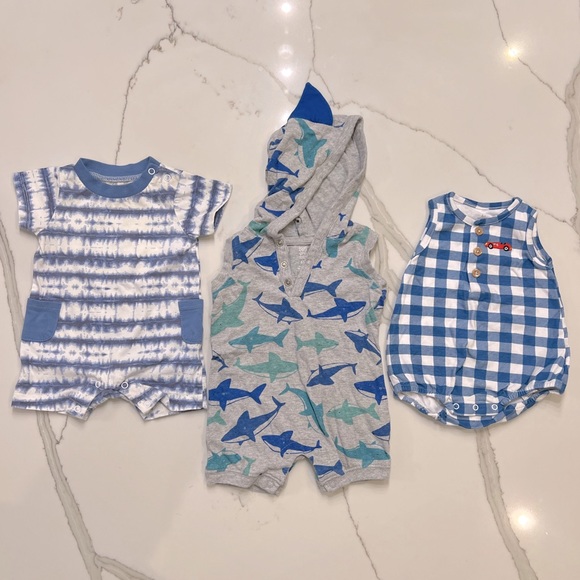 Baby Starters | One Pieces | 3 Adorable Rompers 6m | Poshmark